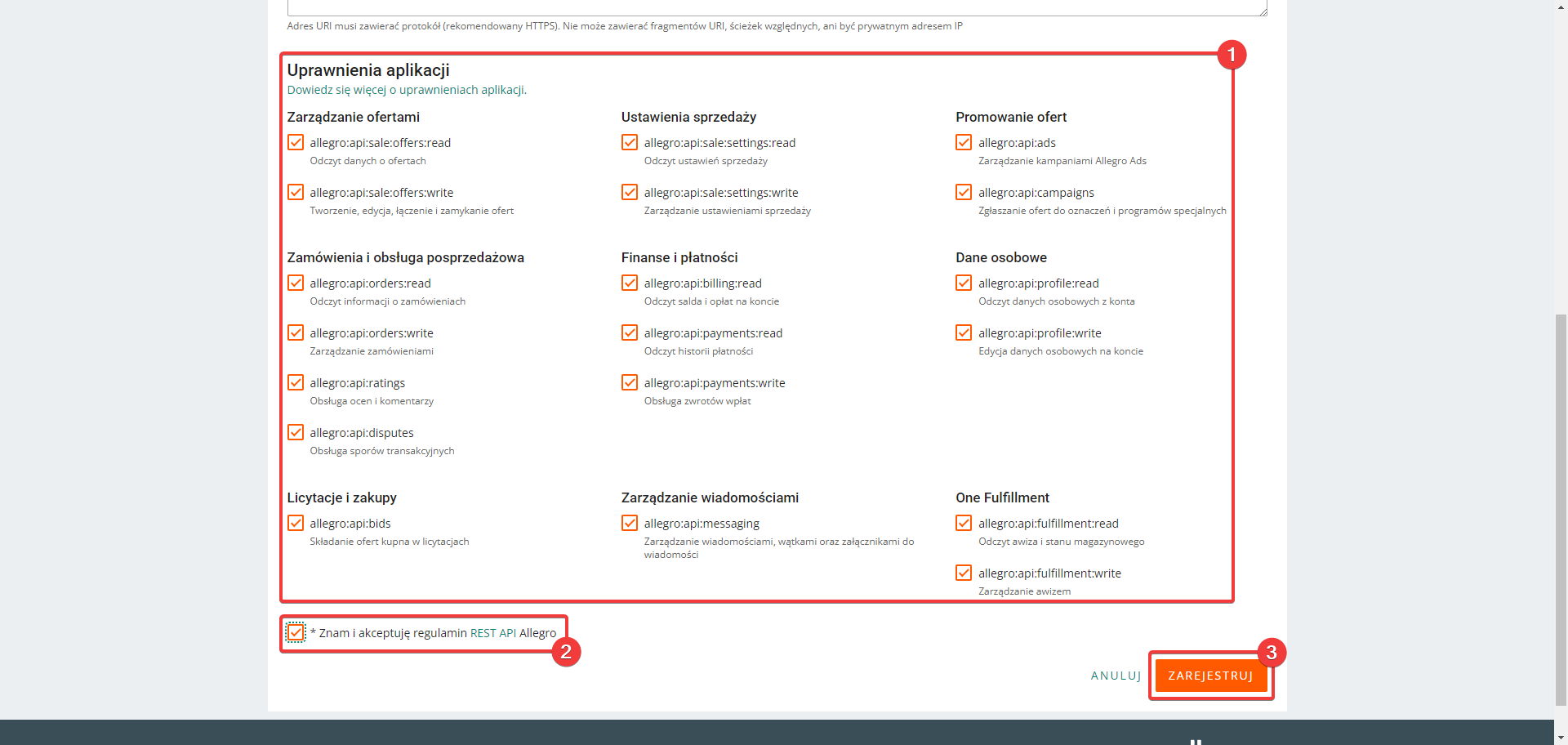 Jak dodać konto Allegro do sklepu metodą ręcznego tworzenia aplikacji Allegro? - Pomoc & FAQ Sky ...