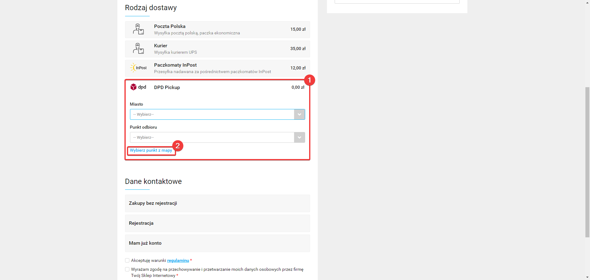 Jak skonfigurować integrację z DPD i uruchomić dostawę DPD Pickup w sklepie? - Pomoc & FAQ Sky-Shop