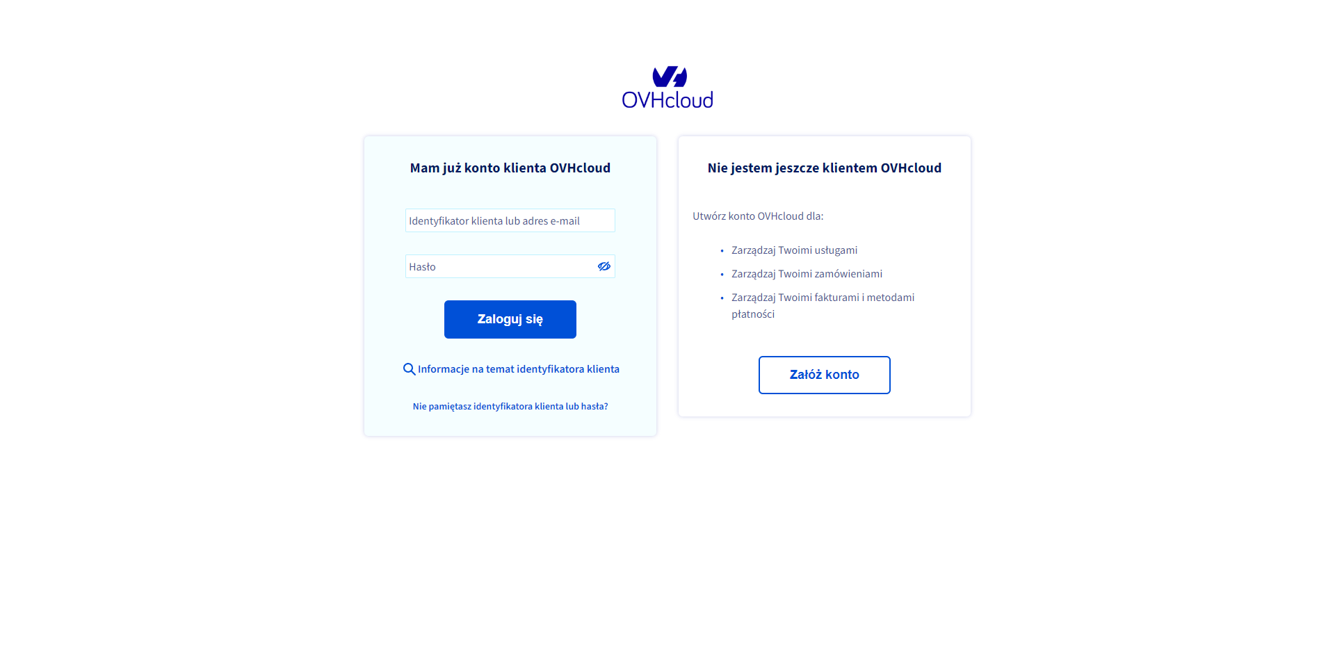 Jak przekierować domenę na serwery DNS Sky-Shop w ovh.pl? - Pomoc & FAQ Sky-Shop