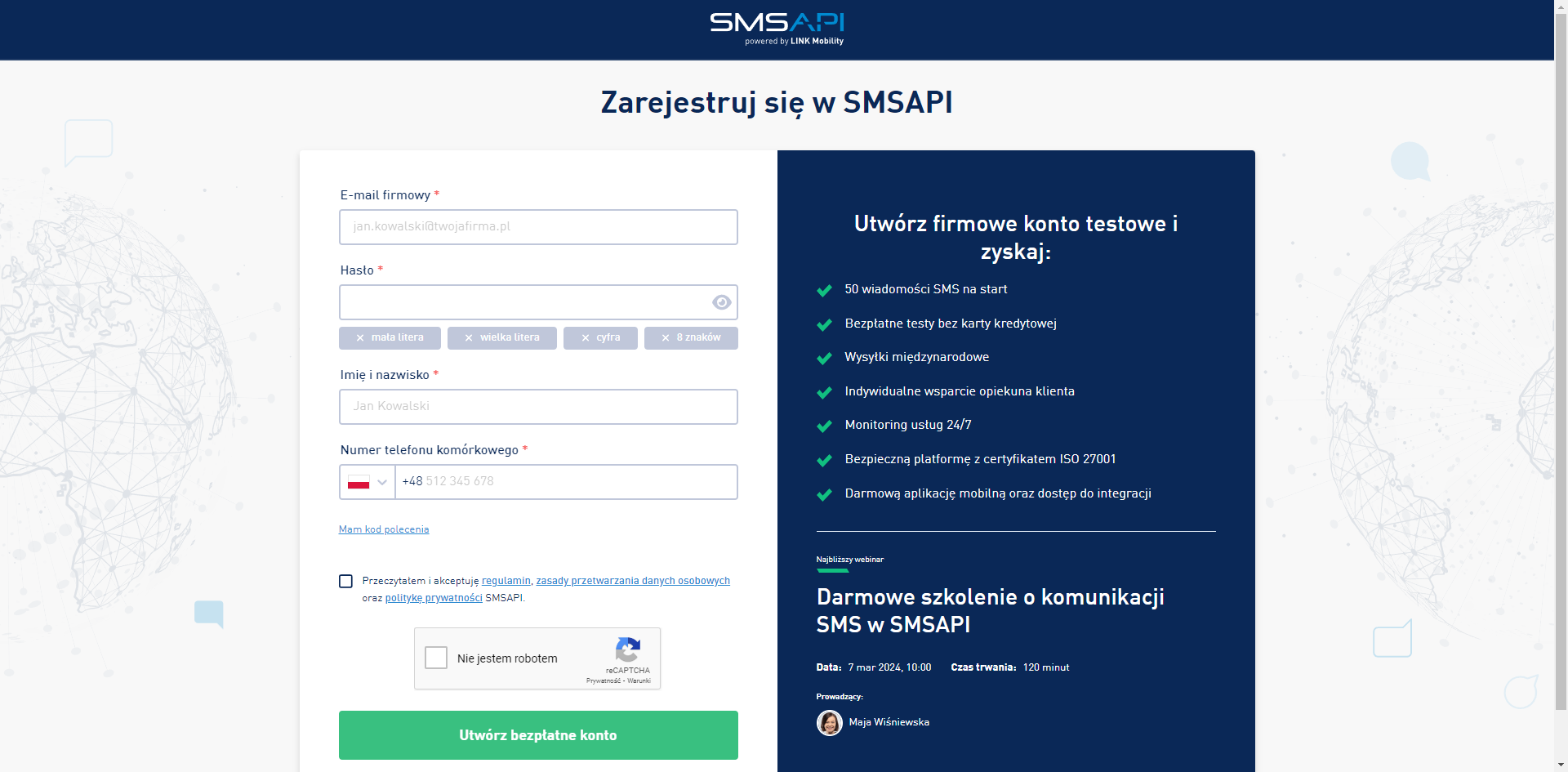 Jak się zintegrować z SMSAPI? - Pomoc & FAQ Sky-Shop